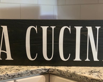 Italian Cucina Sign | Etsy
