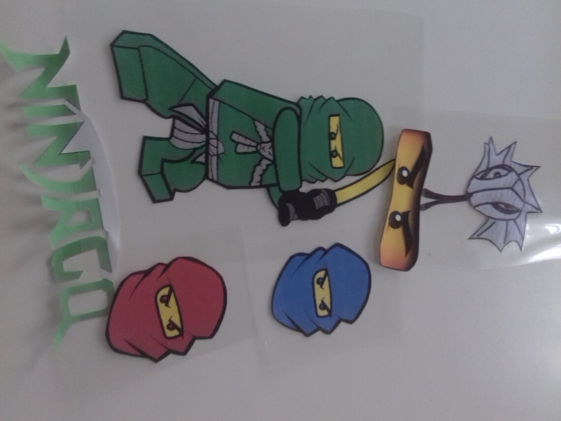 Motive zum basteln einer Ninja Schultüte Motive Ninja | Etsy