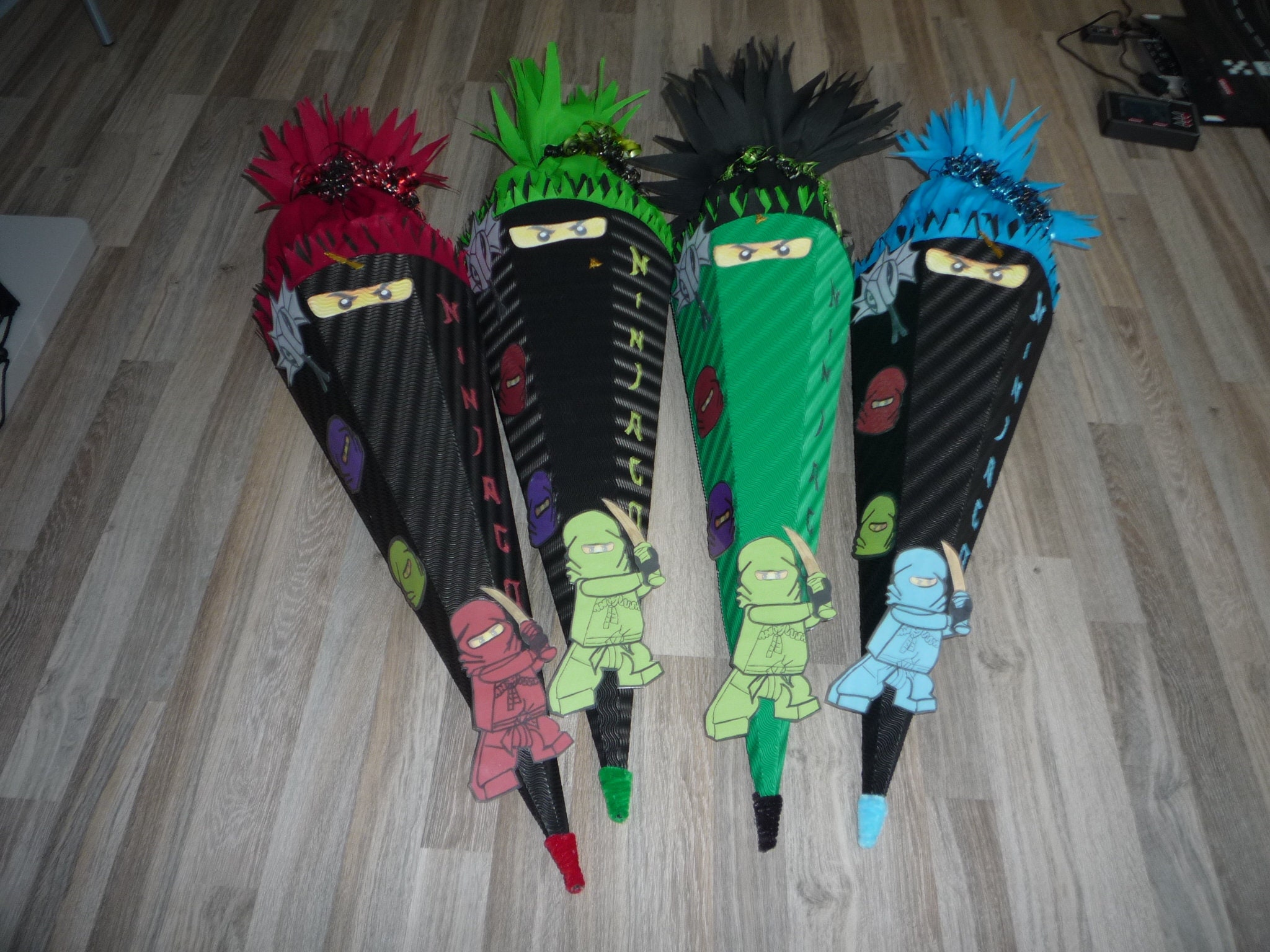 Schultüte Ninja Schultüte Ninja Handarbeit Fertige | Etsy