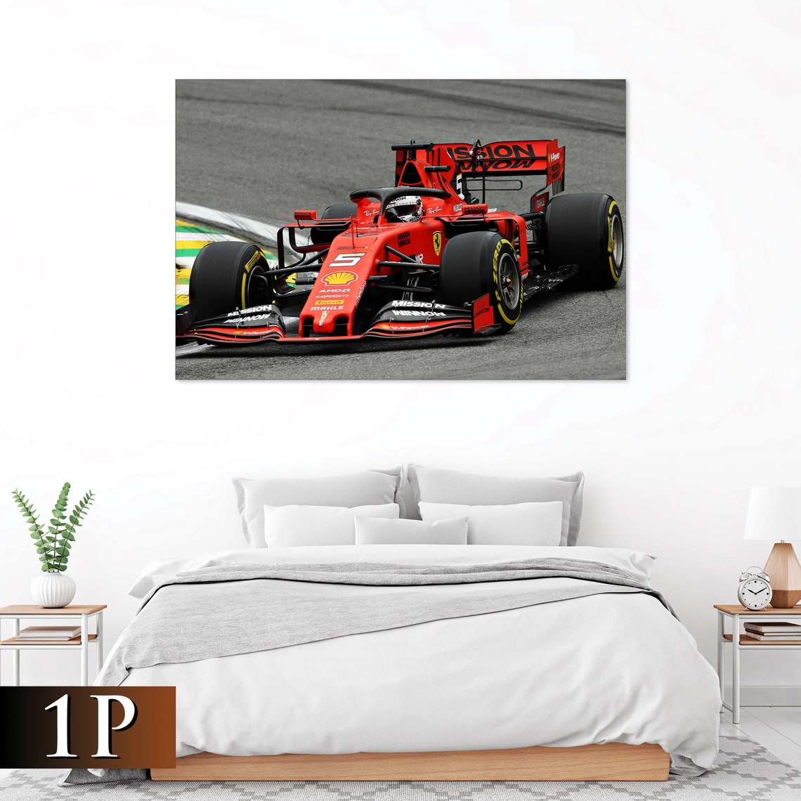 Ferrari F1 Formula 1 Cars Wall Art Decor Racing Car | Etsy