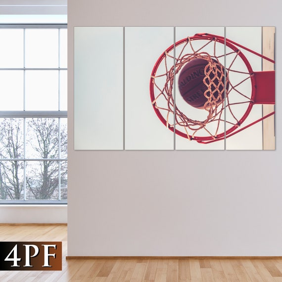 Ball Canvas Basketball Print Basketball Canvas Sport Print | Etsy
