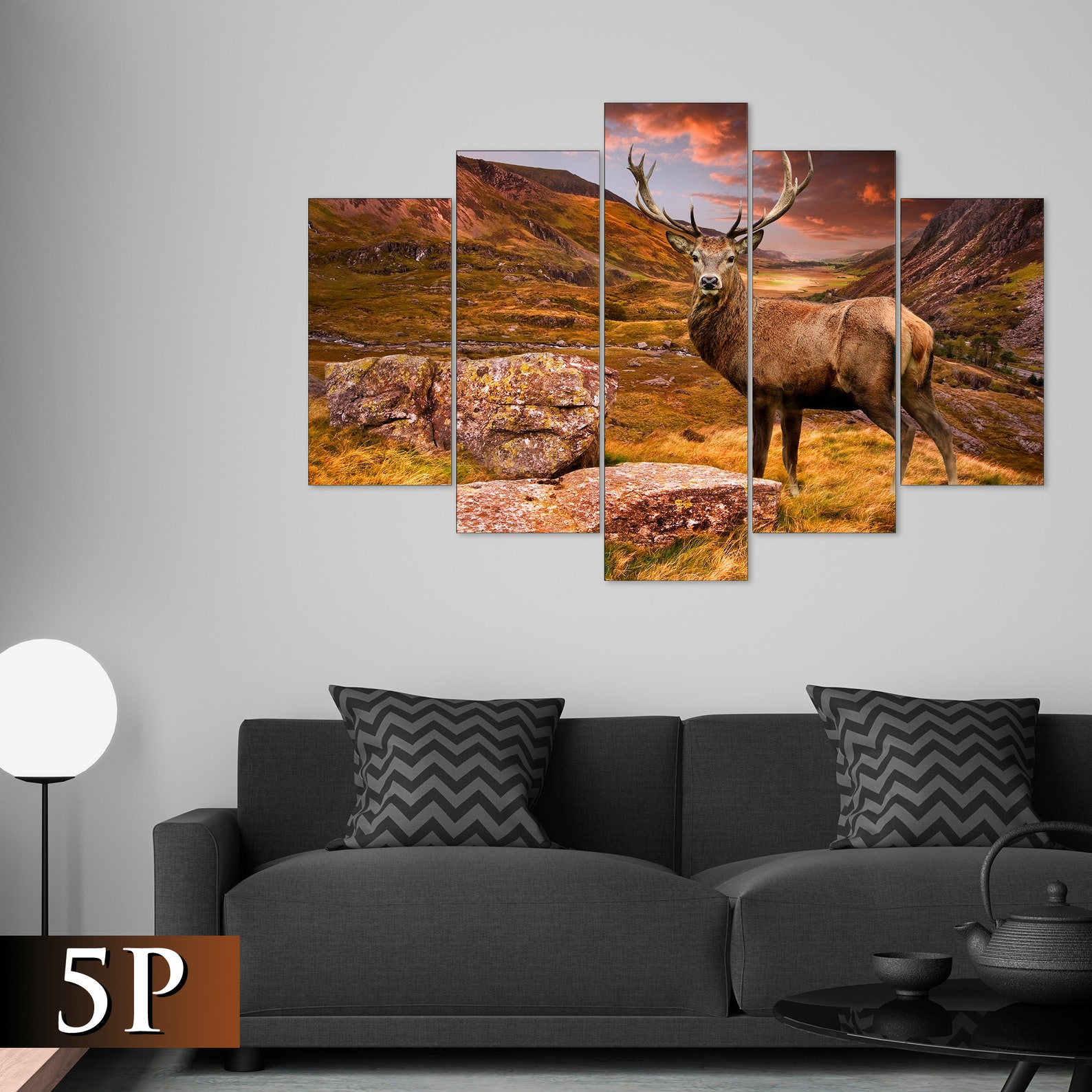 Deer Canvas Wildlife Print Animals Print Wildlife Wall Art - Etsy