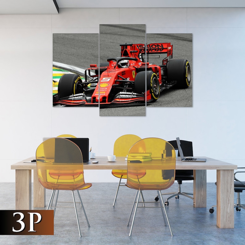 Ferrari F1 Formula 1 Cars Wall Art Decor Racing Car - Etsy