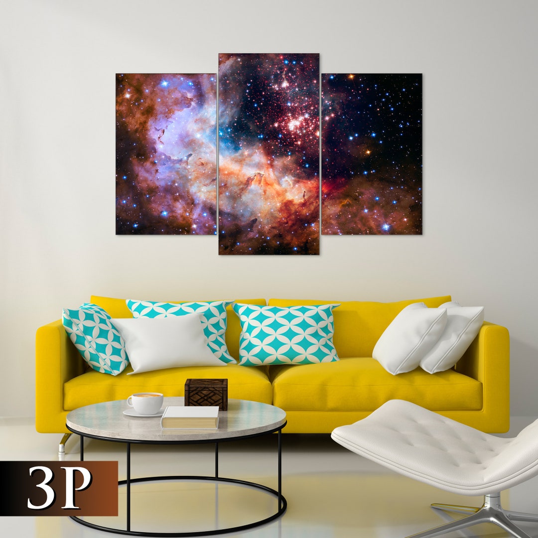 Galaxy Canvas, Space Print, Stars Canvas, Hubble Canvas, Galaxy Print ...