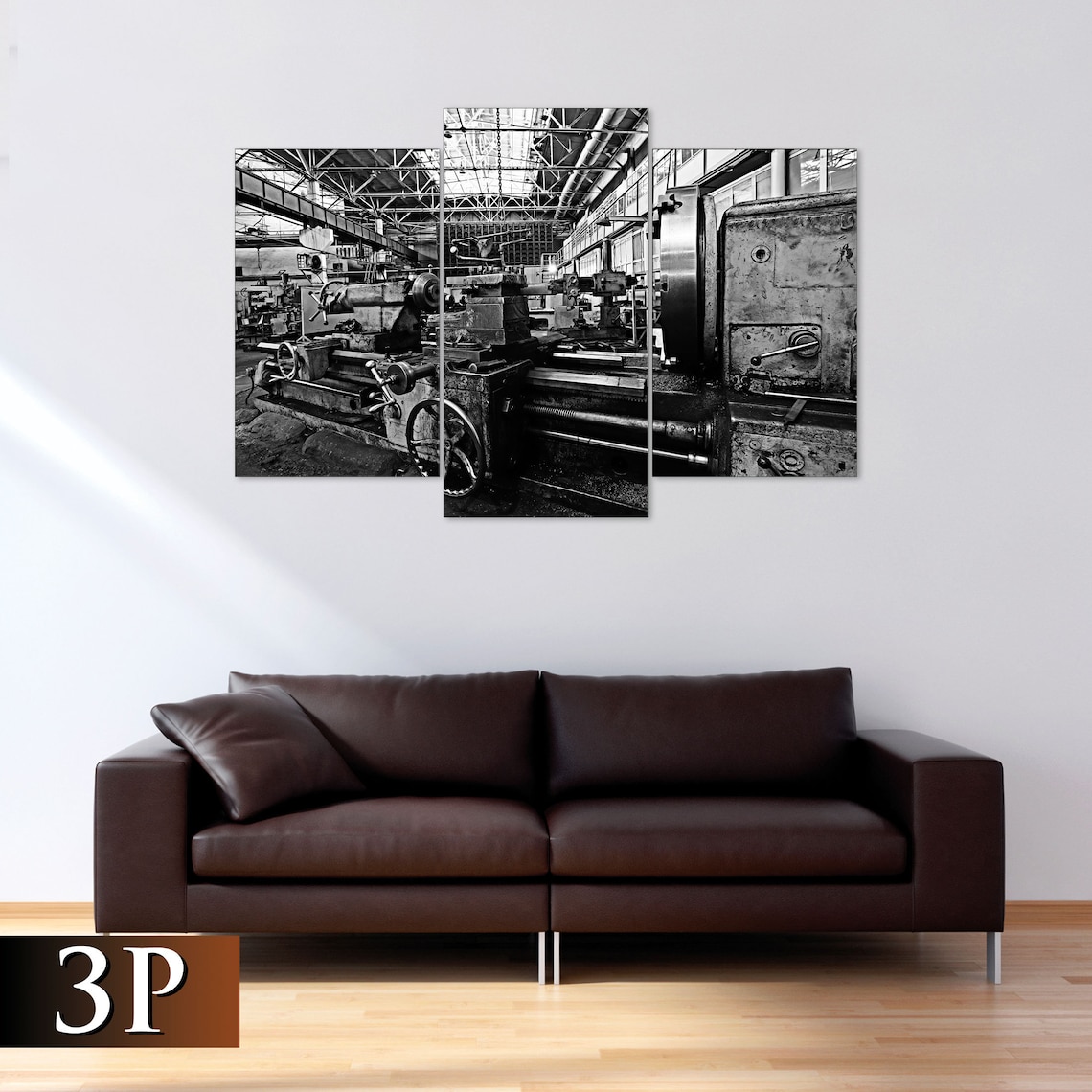 Lathe equipment Machine Old Factory Retro canvas | Etsy