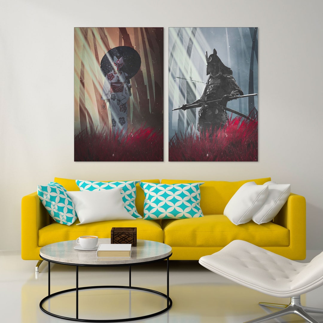 A.turáni's Fantasy Art: Geisha & Samurai, Tales of Bamboo Forest ...