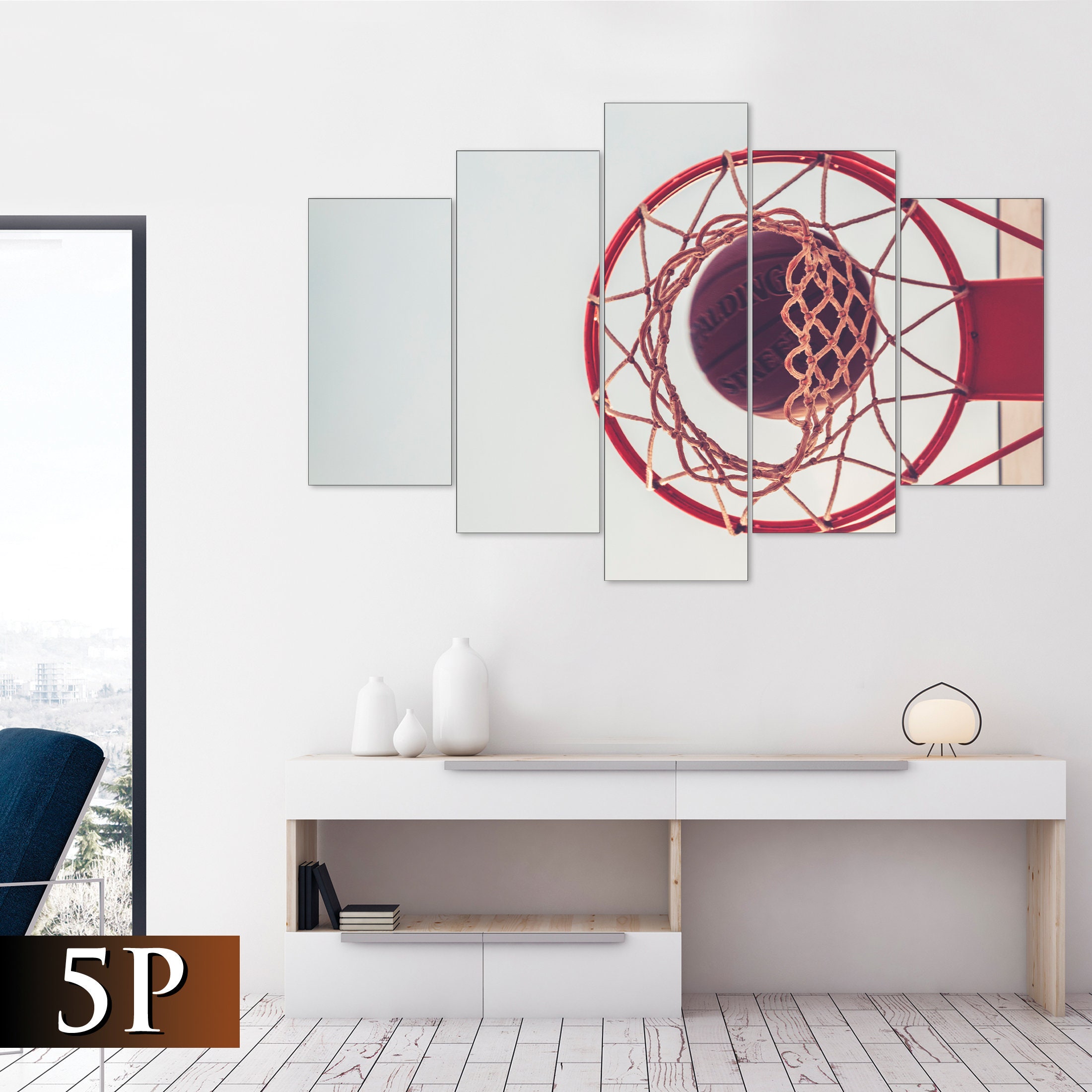 Ball canvas Basketball print Basketball canvas Sport print | Etsy