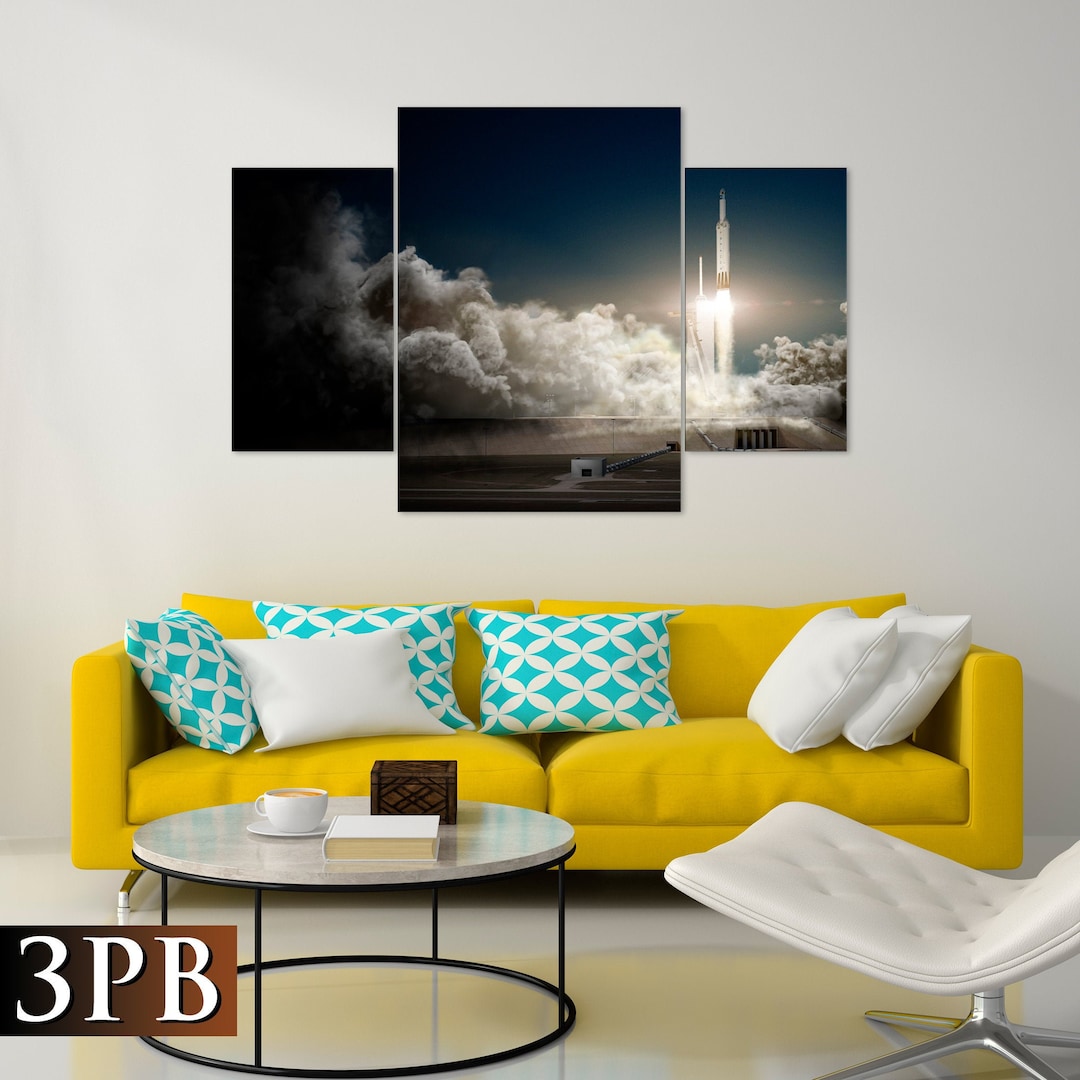 Space Rocket, Rocket Launch, Spacex, NASA Print, NASA Canvas, Spacex ...