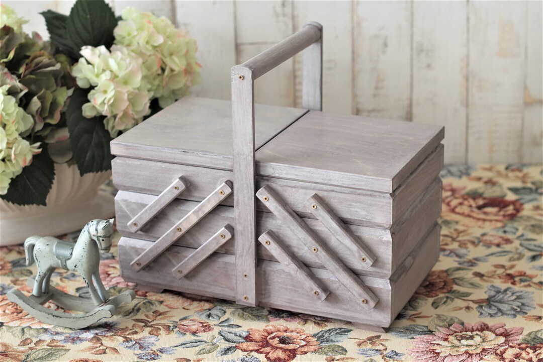 Wooden Sewing Box Sewing Caddy Jewellery Box Needles Box - Etsy