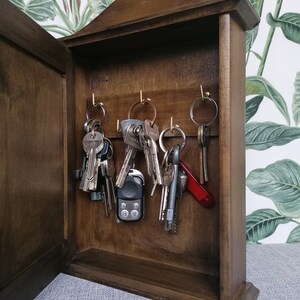 Key Box Holder Wooden Key Box Wind Rose Gift for a New Home ...