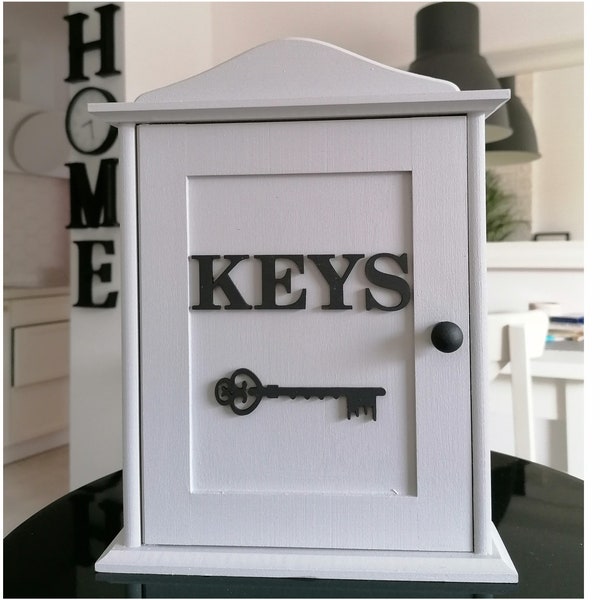 Wooden Key Box - Etsy