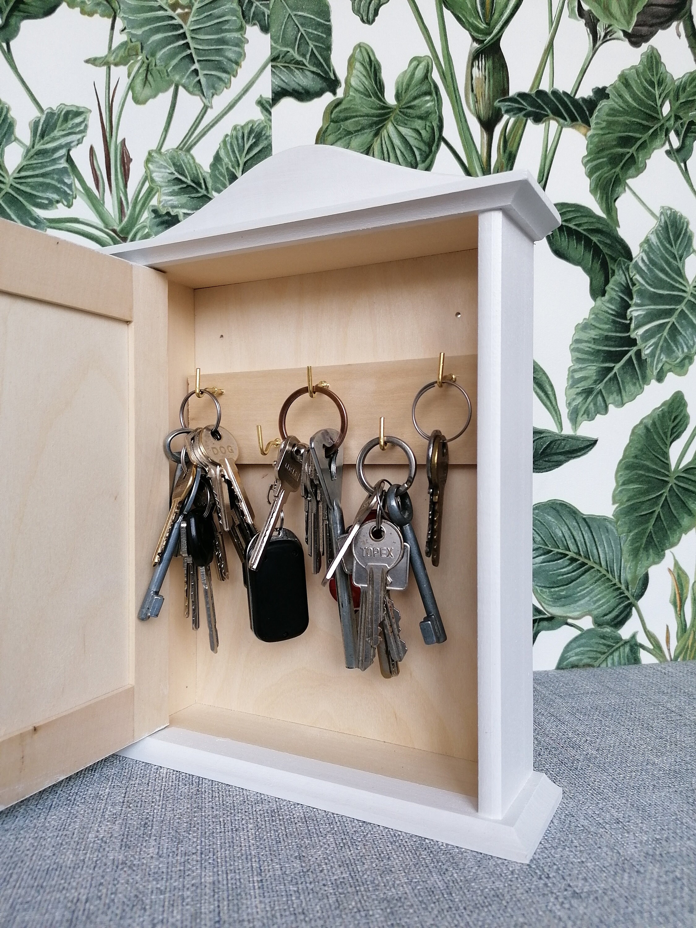 Key Box Holder Wooden Key Box Box Storage Cabinet Key - Etsy