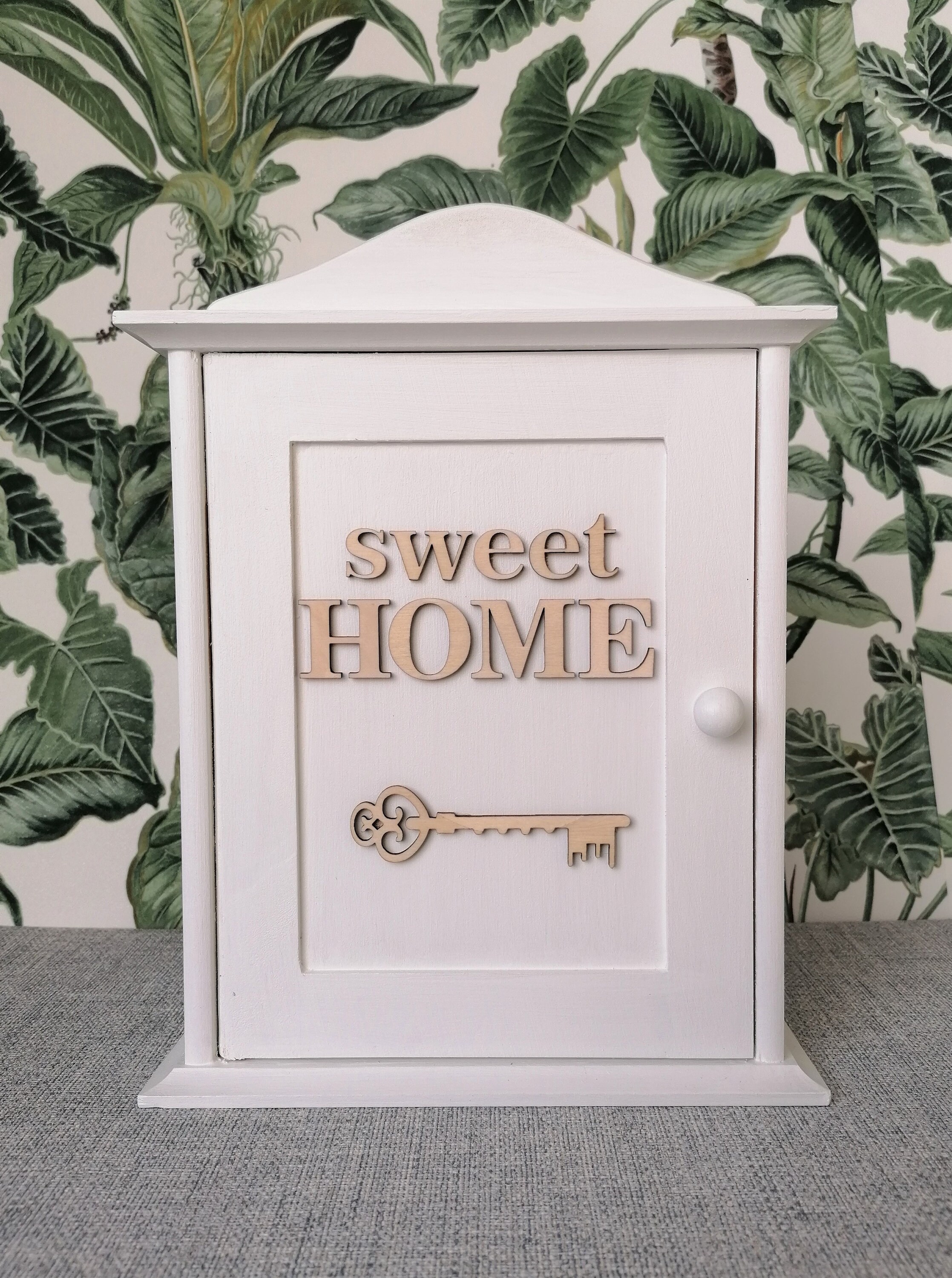 Key Box Holder Wooden Key Box Box Storage Cabinet Key Organizer Key ...