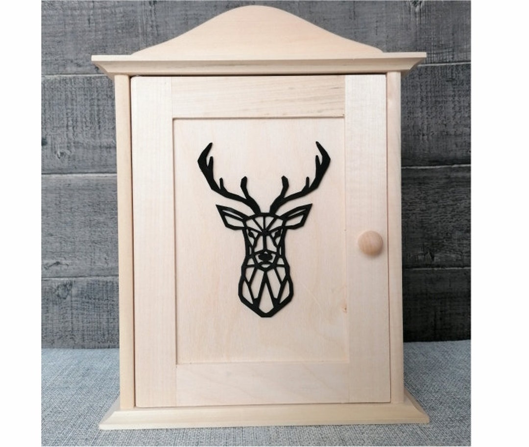 Key Box Holder Wooden Key Box Box Storage Cabinet Key Organizer Key ...