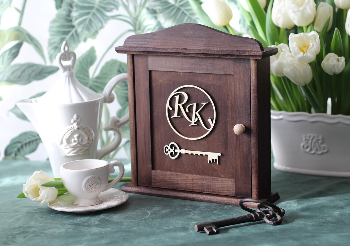 Key Box Holder Wooden Key Box Box Storage Cabinet Key | Etsy