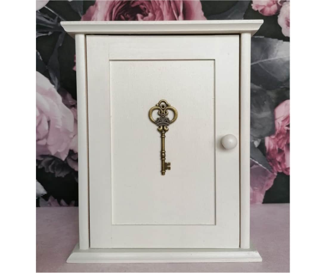 Key Box Holder Wooden Key Box Box Storage Cabinet Key Organizer Key ...