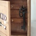 Wooden Key Box, Box Storage Cabinet, Key Organizer, Key Holder, Key Box ...