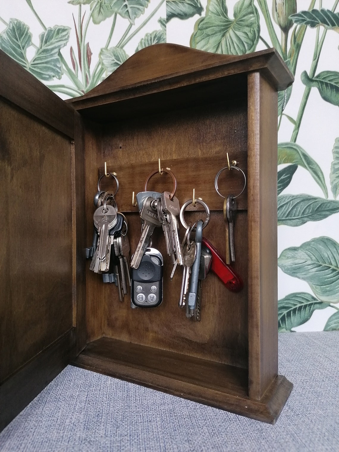 Key Box Holder Wooden Key Box Box Storage Cabinet Key | Etsy