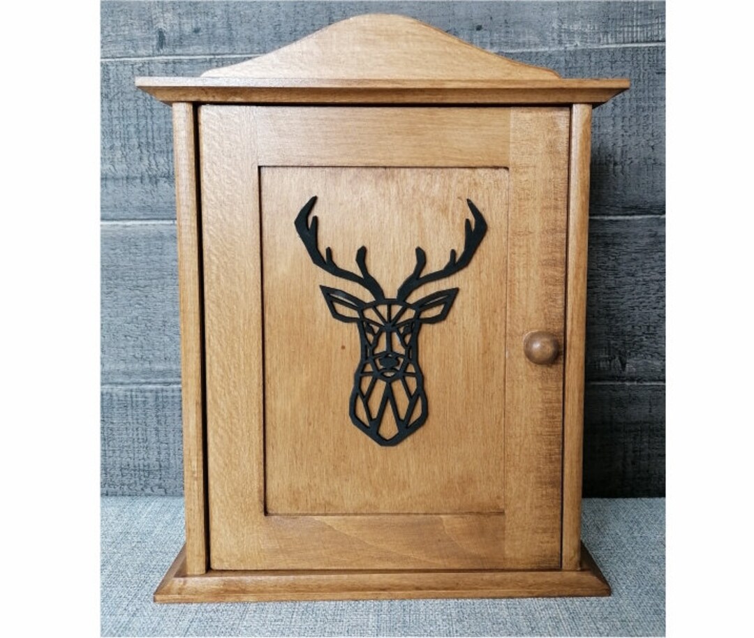 Key Box Holder Wooden Key Box Box Storage Cabinet Key Organizer Key ...