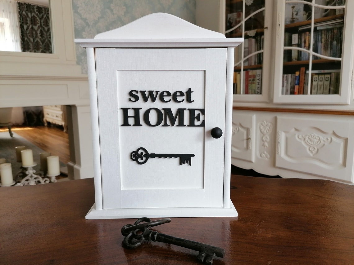 Key Box Holder Wooden Key Box Box Storage Cabinet Key | Etsy