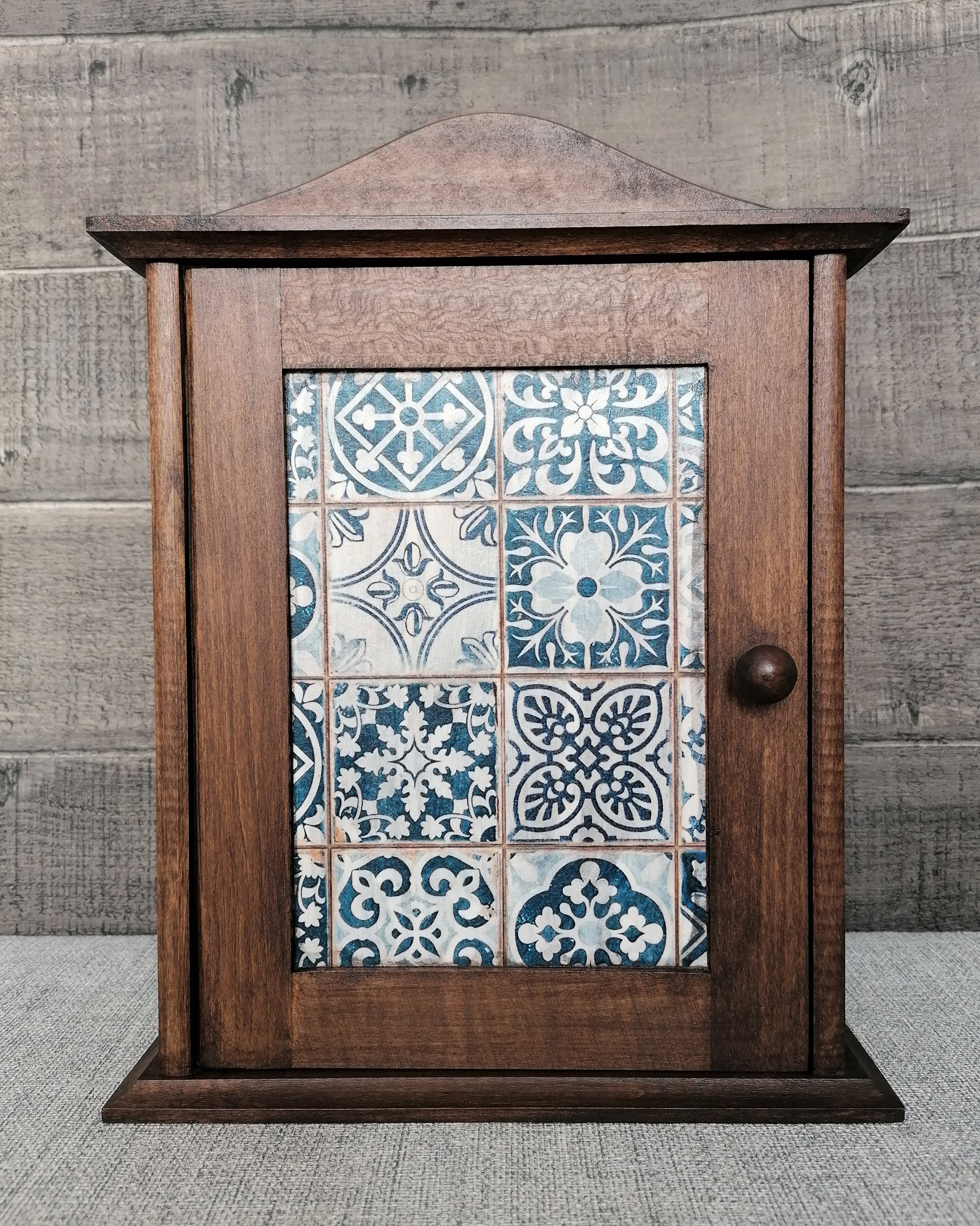 Key Box Holder Wooden Key Box Box Storage Cabinet Key Organizer Key ...