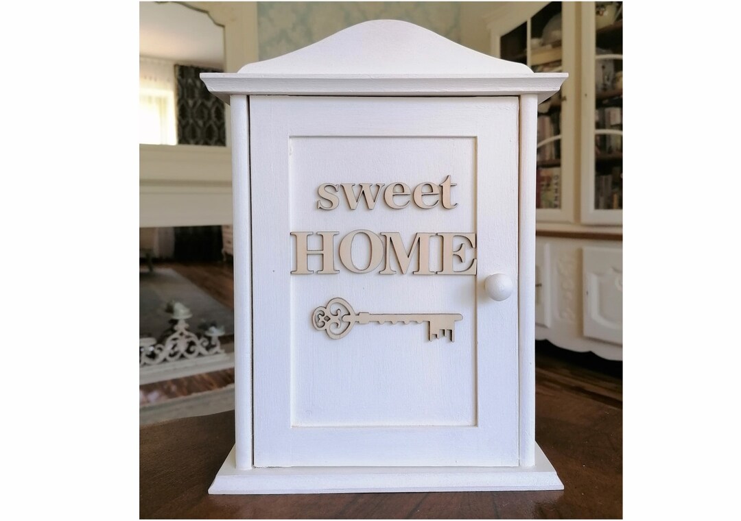 Key Box Holder Wooden Key Box Box Storage Cabinet Key Organizer Key ...