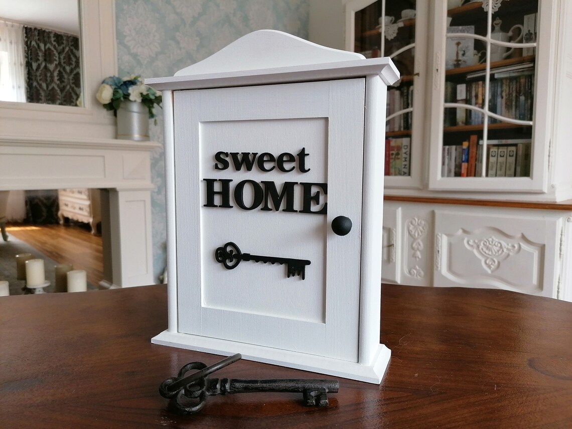 Key Box Holder Wooden Key Box Box Storage Cabinet Key | Etsy