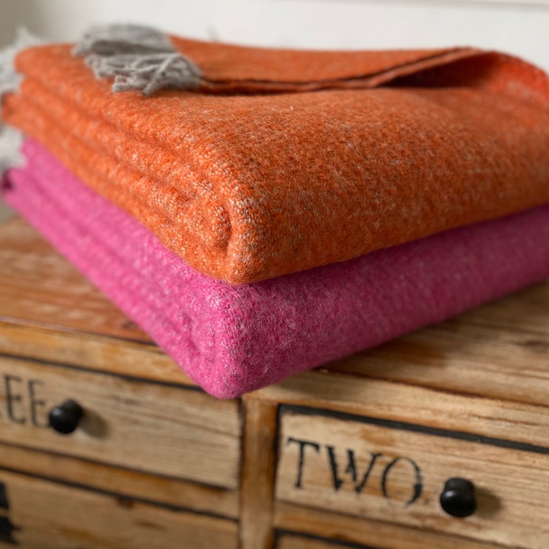 Orange Blanket - Etsy