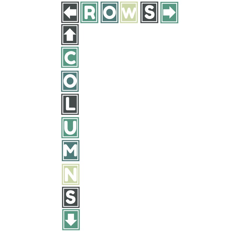 Rows and Columns Classroom Decor Posters Bundle - Etsy