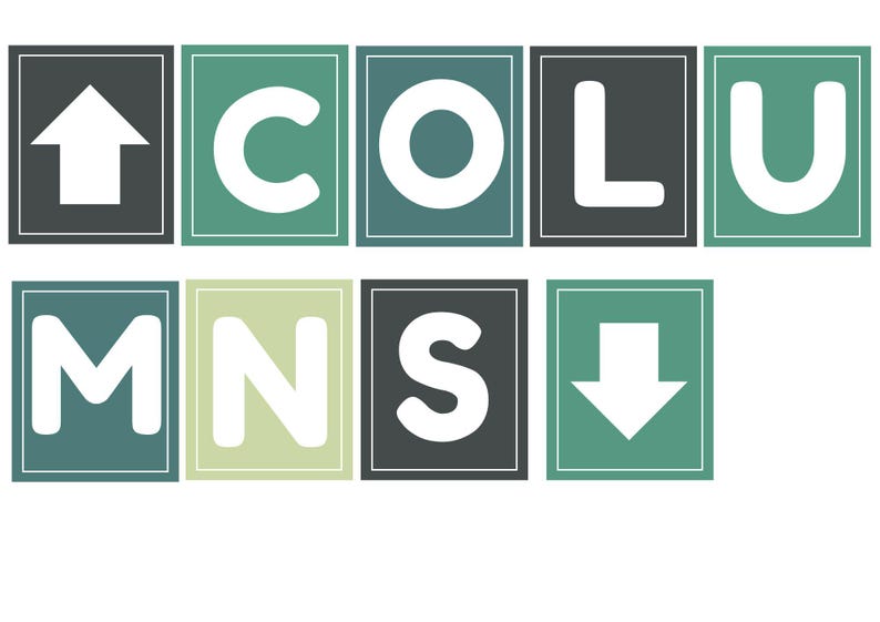 Rows and Columns Classroom Decor Posters Bundle - Etsy Canada