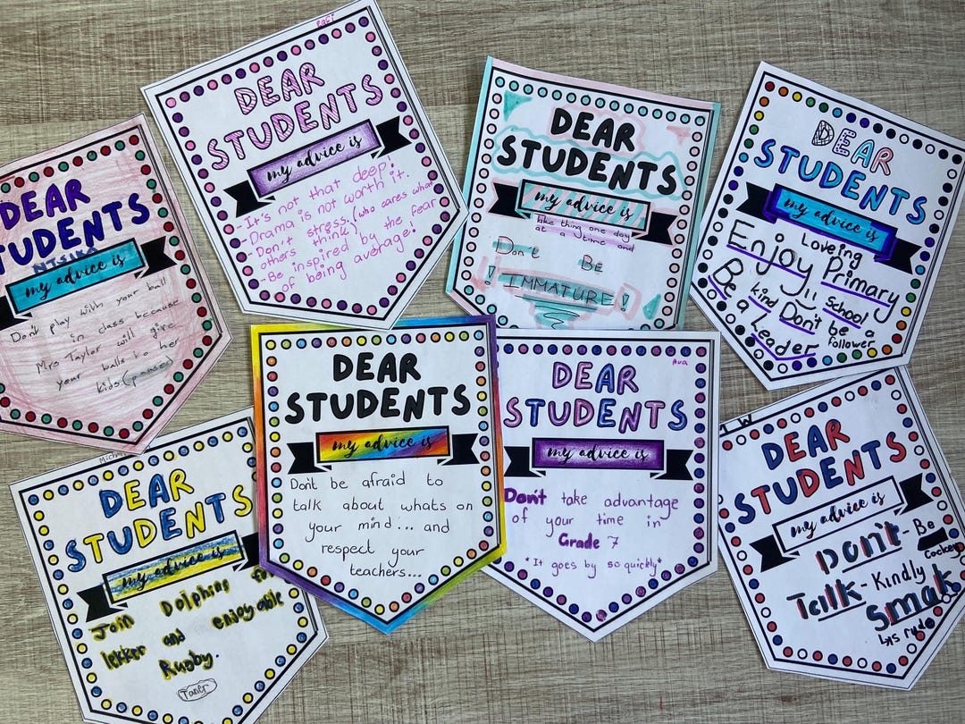 My Advice to Next Years Students, Pennant, DIGITAL PRINT - Etsy