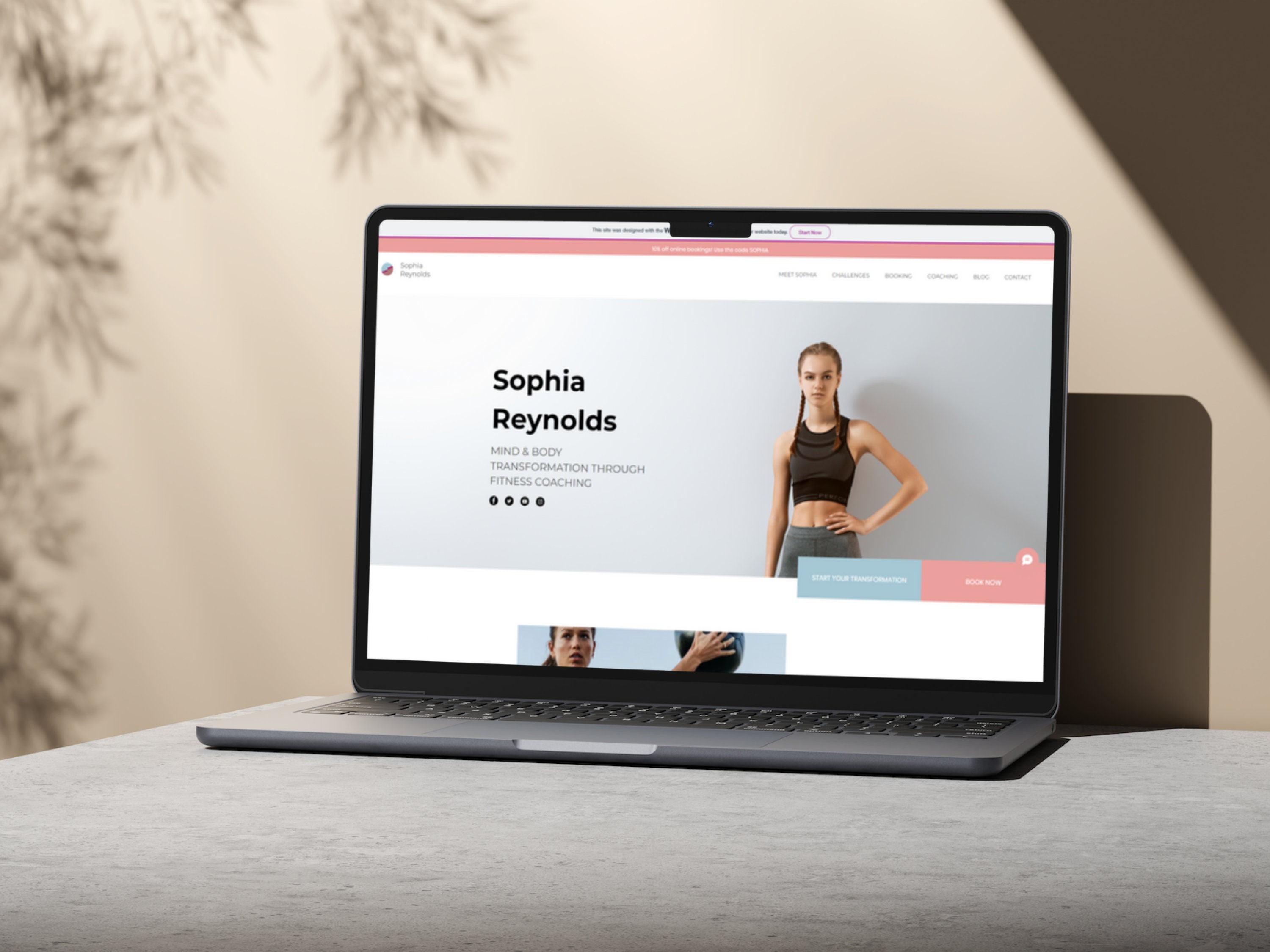 Premium Personal Trainer Website Template | Wix Personal Trainer ...