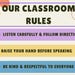 Colorful Classroom Rules Poster: Vibrant Decor (instant Download) - Etsy