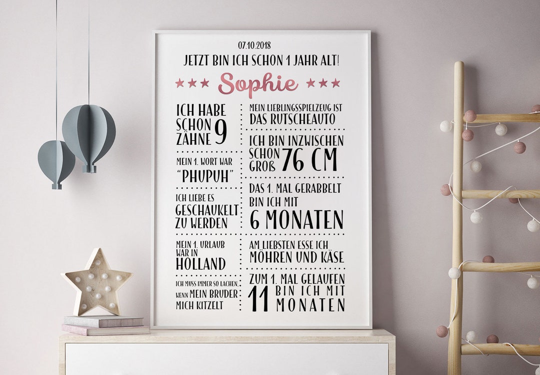 Personalized Poster Milestones for Download / Print - Etsy