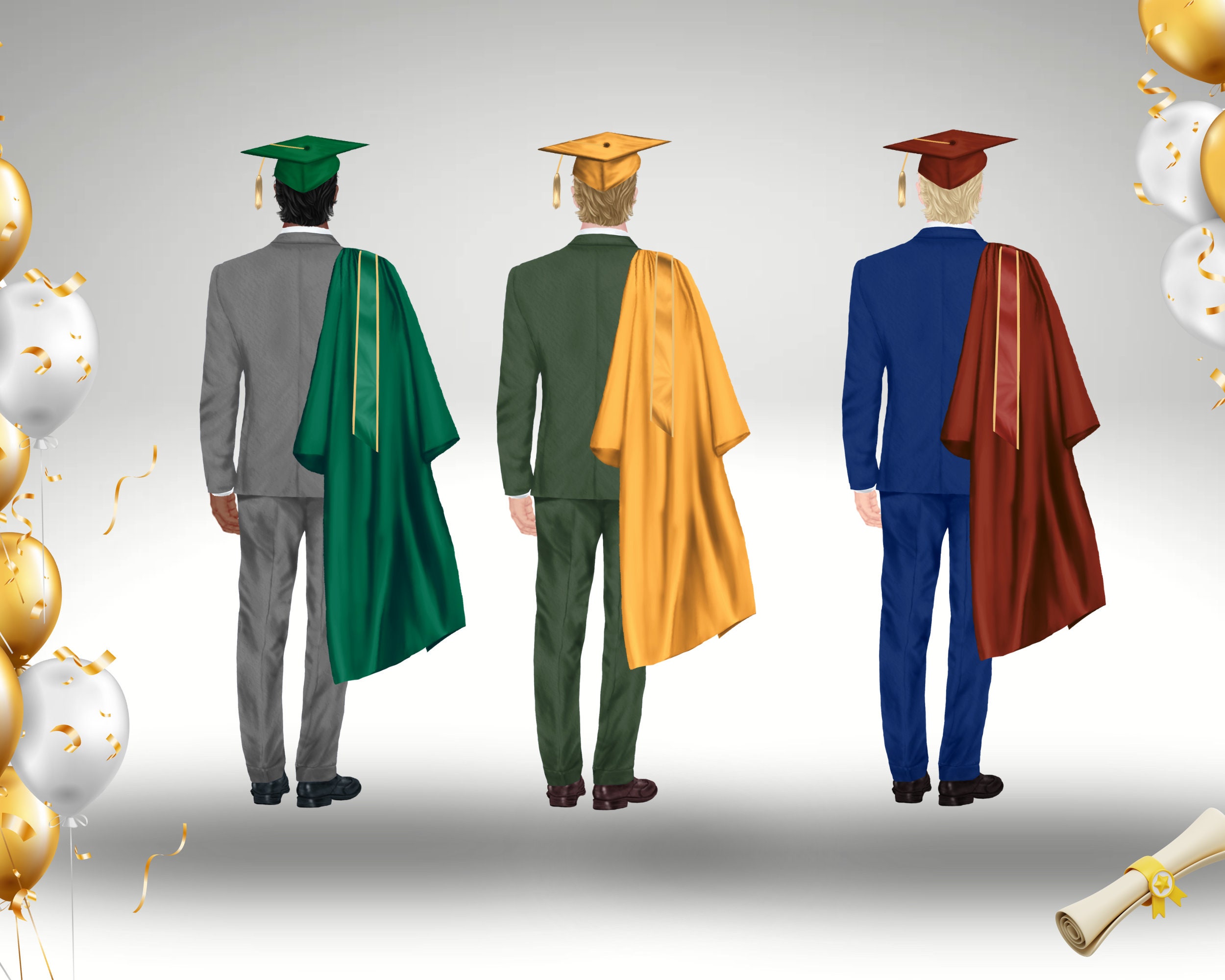 Personalized Graduation Card 2024 Customizable Congrats Card Custom Boy ...