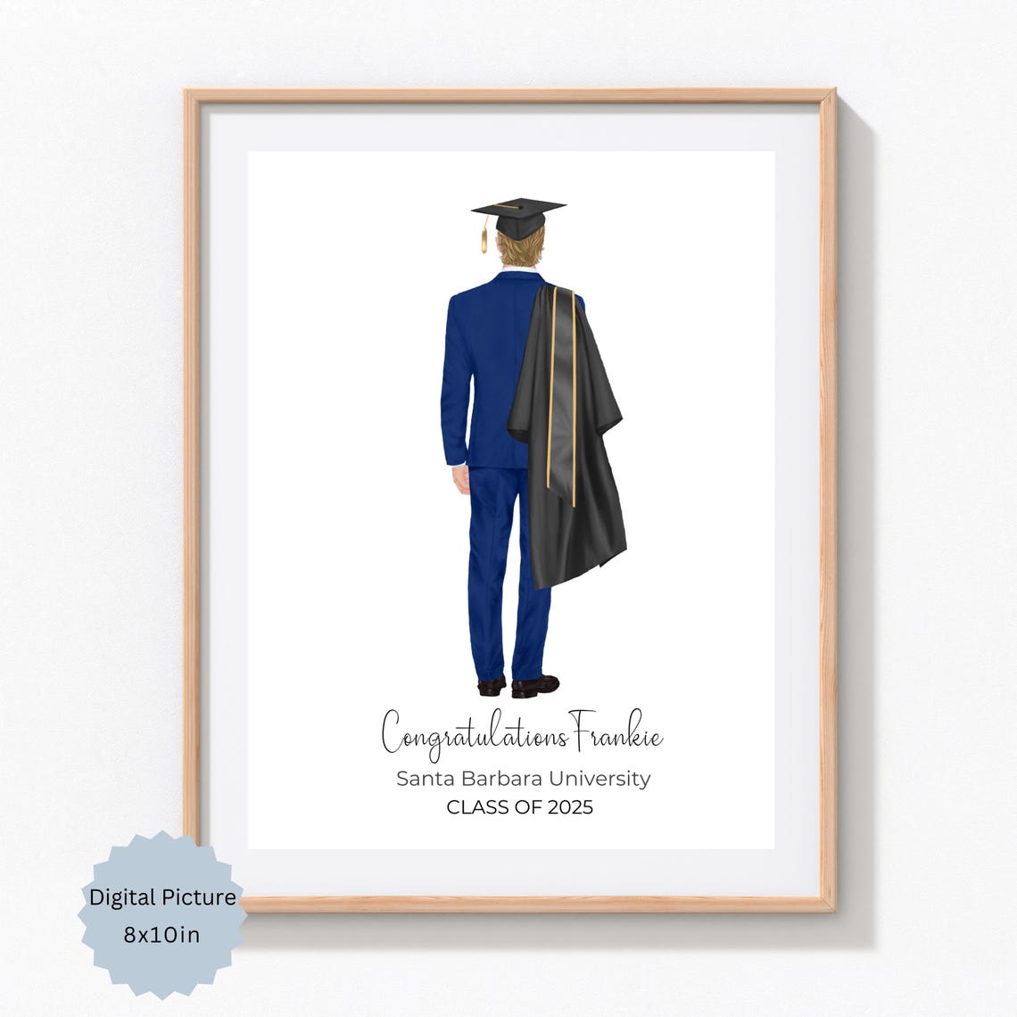 Personalized Graduation Portrait Graduation Announcement Digital ...