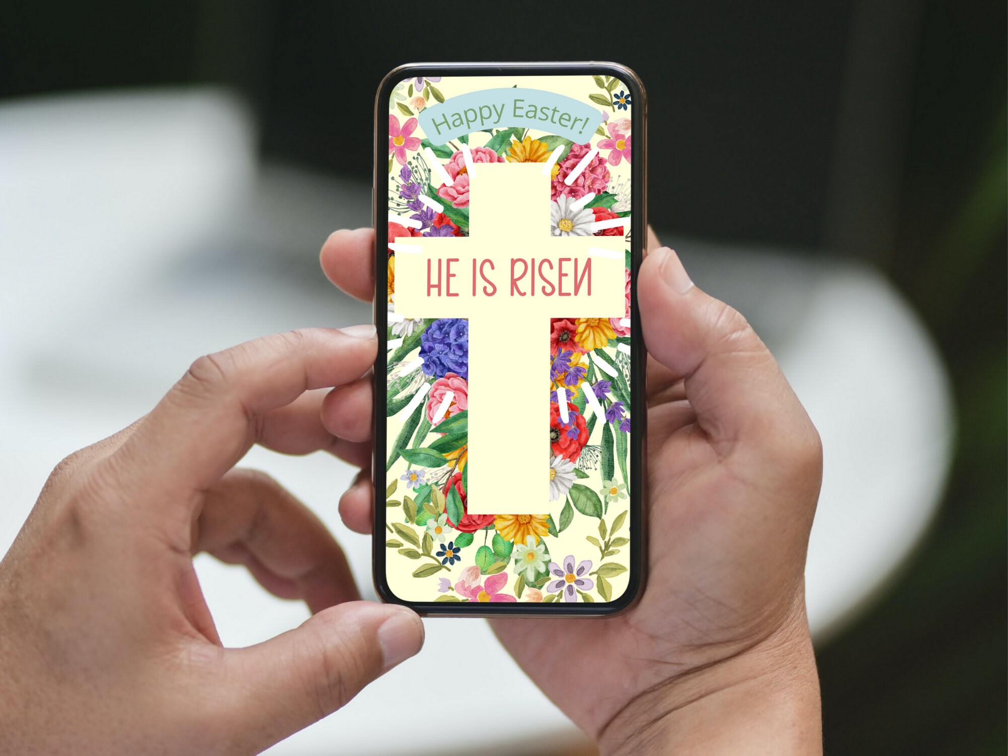 Animated Easter Card, Happy Ester Card - Iphone, Android Digital Card ...