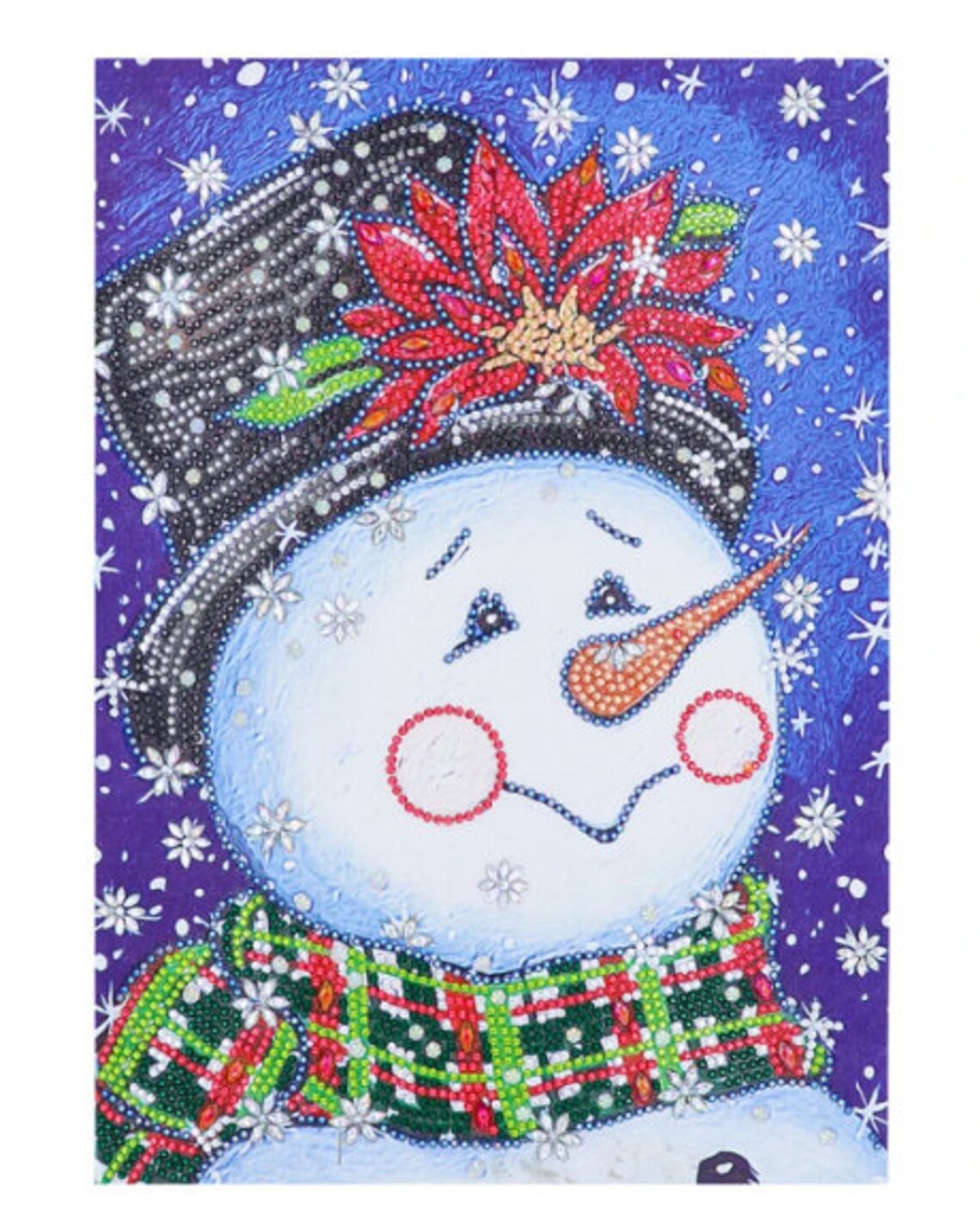 Sparkle Snowman Diamond Painting - Etsy