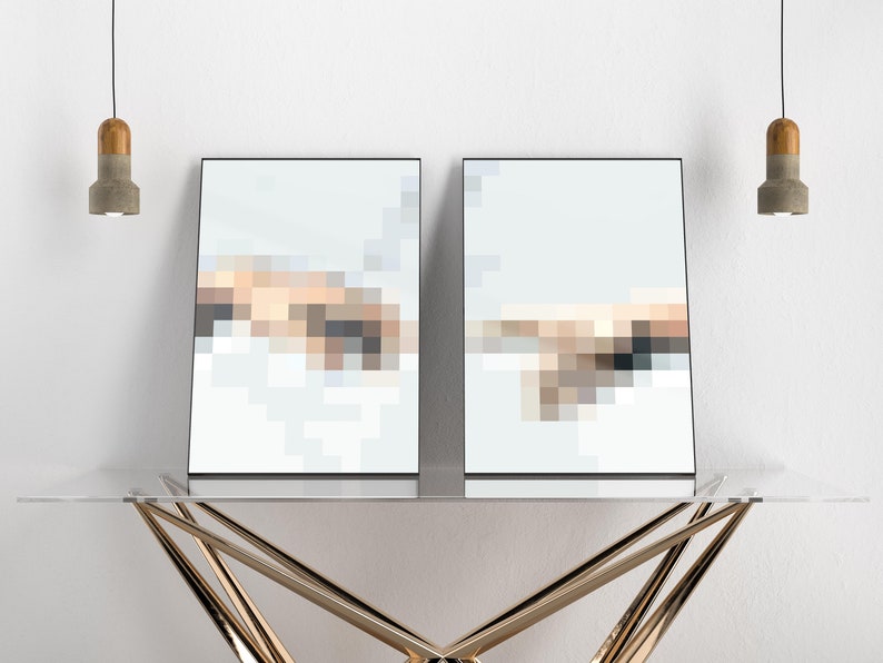 Creation of Adam Pixel Art Poster Instant Download | Etsy Creation of Adam Pixel Art Poster Instant Download | Etsy