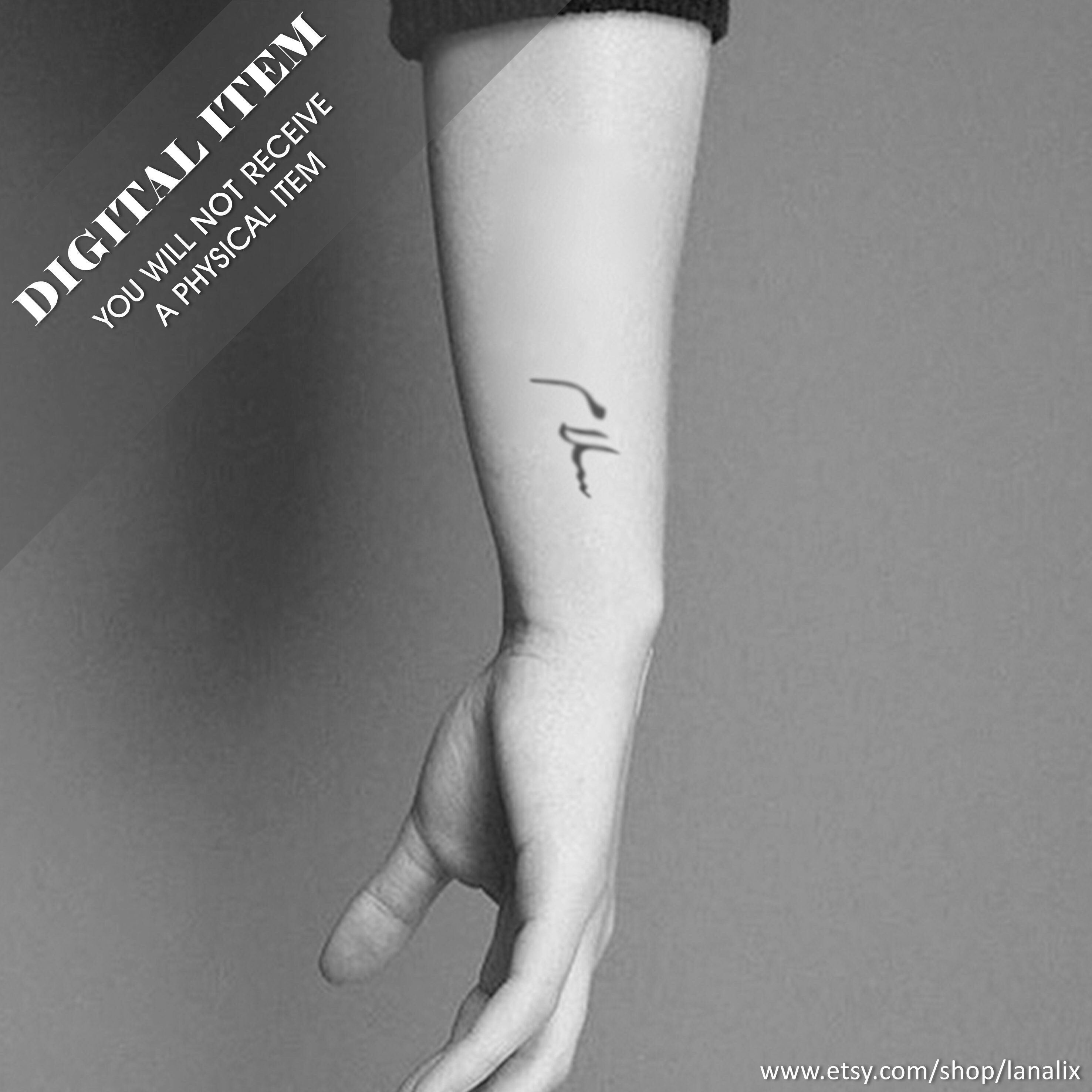 Custom Tattoo Design 1 Word Arabic Calligraphy - Etsy