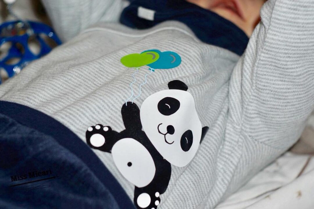 Plotterdatei Panda mit Herzluftballons mehrfarbig - Etsy.de