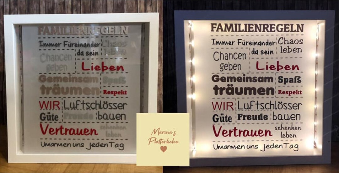 Family Rules Plotter File - Etsy