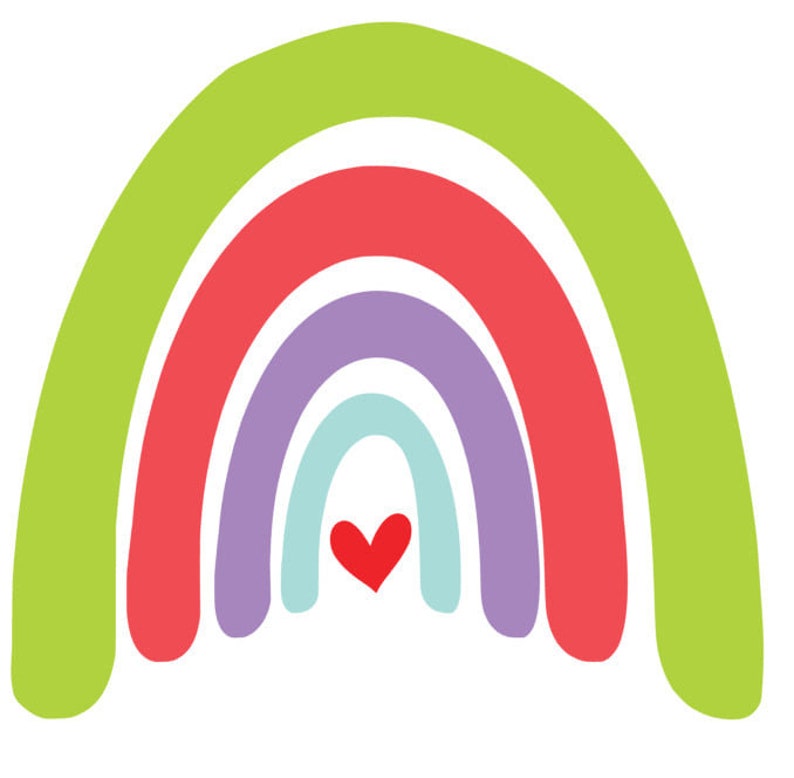 Plotter File rainbow SVG DXF Multicolored - Etsy Ireland