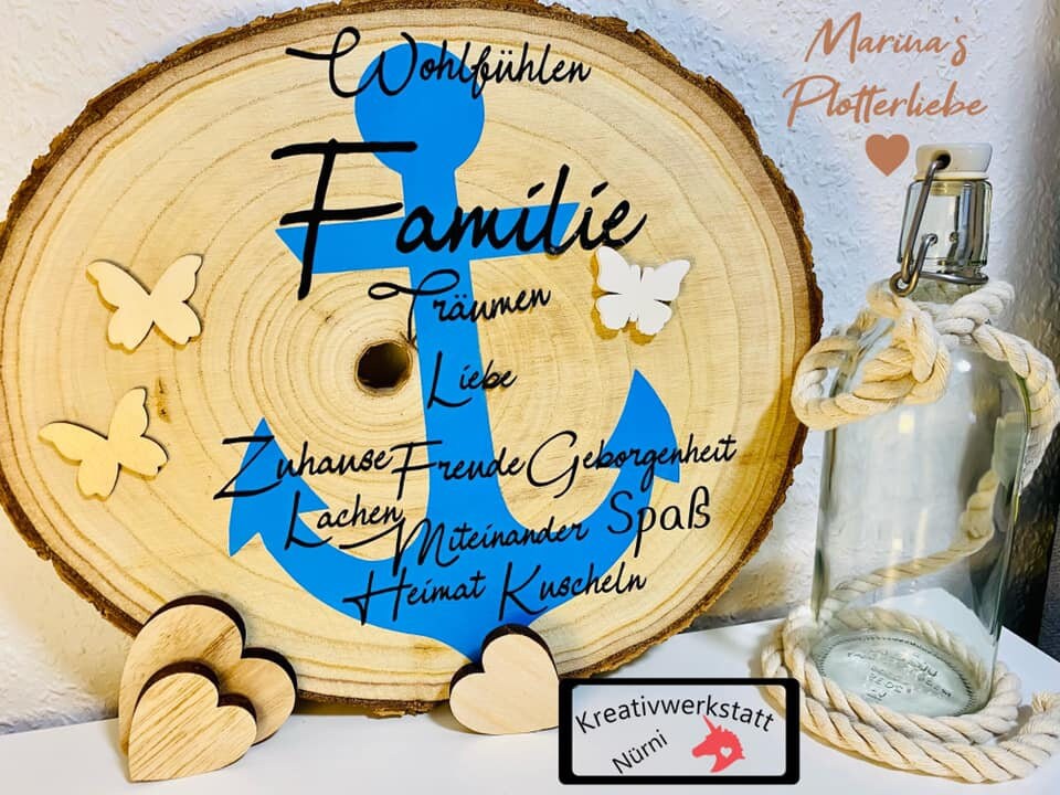 Plotter File family Anchor SVG DXF | Etsy