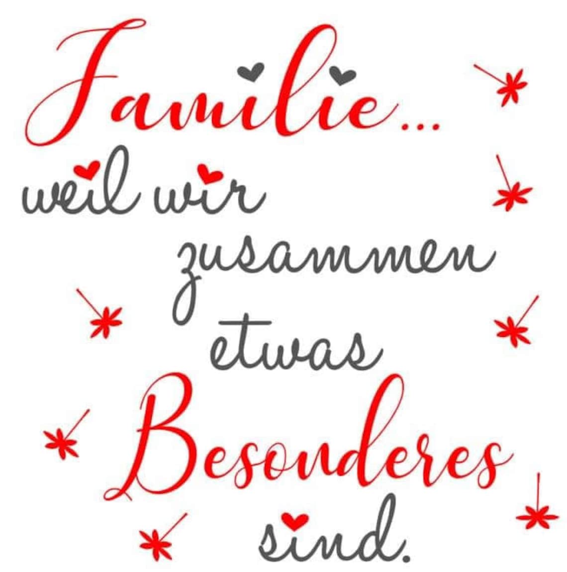 Plotter File family... Because Together We Are Something - Etsy