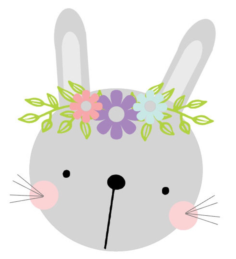 Plotterdatei Boho Hase mehrfarbig SVG PDF - Etsy Schweiz