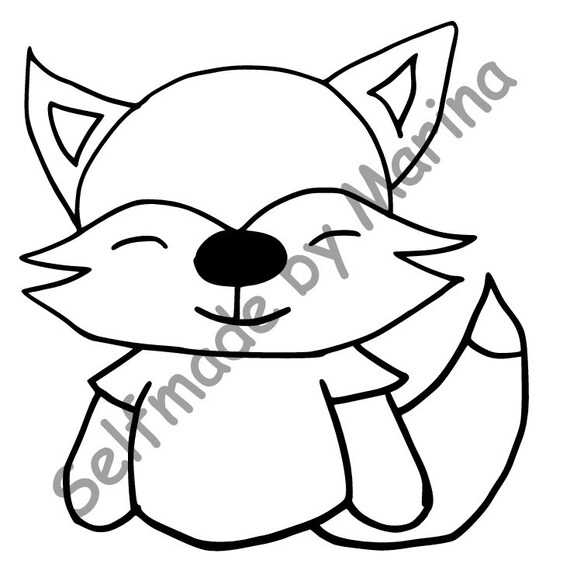 Plotterdatei Kleiner Fuchs SVG DXF - Etsy Schweiz