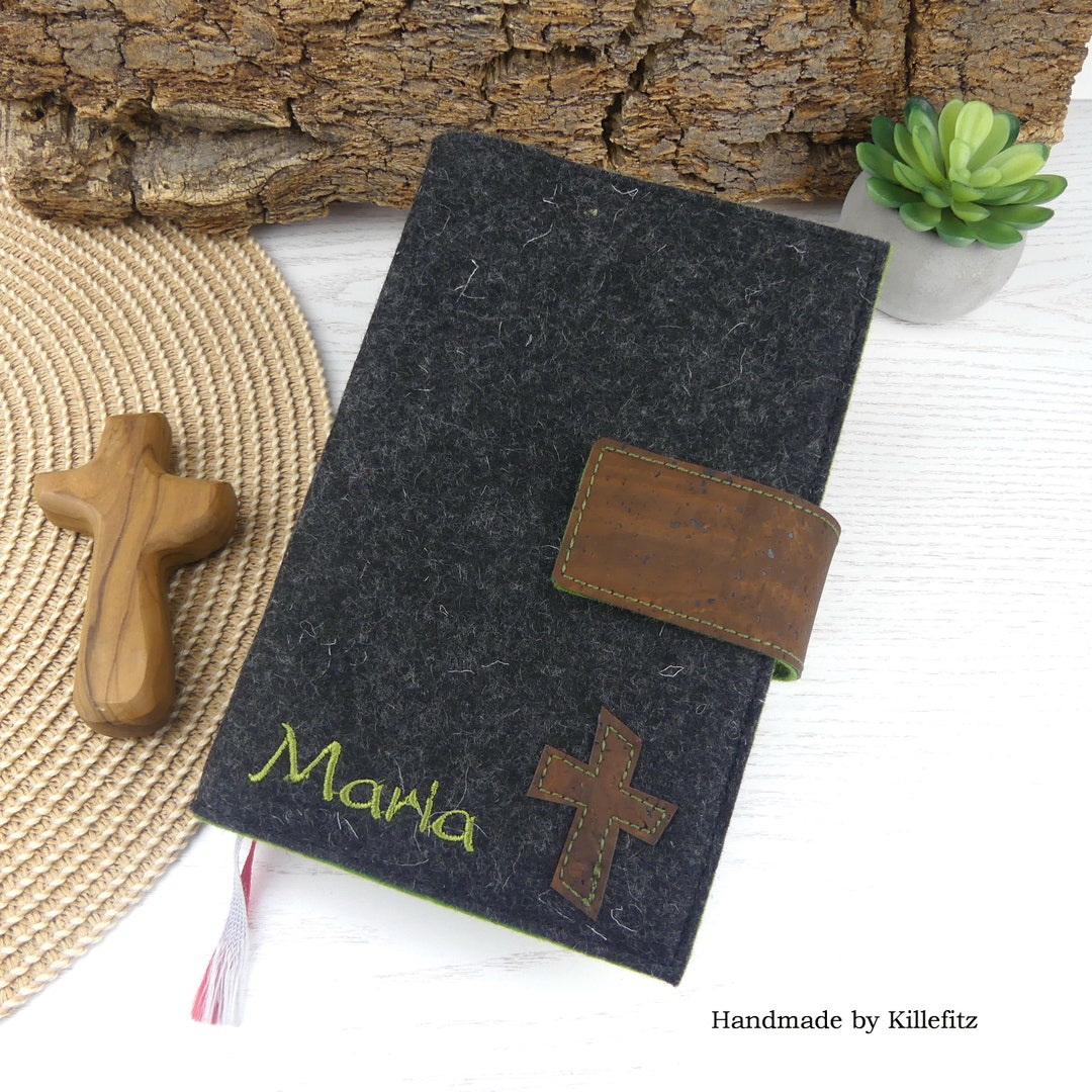 Timeless Prayer Book Cover, Felt Bible Cover, Gift for First Communion ...