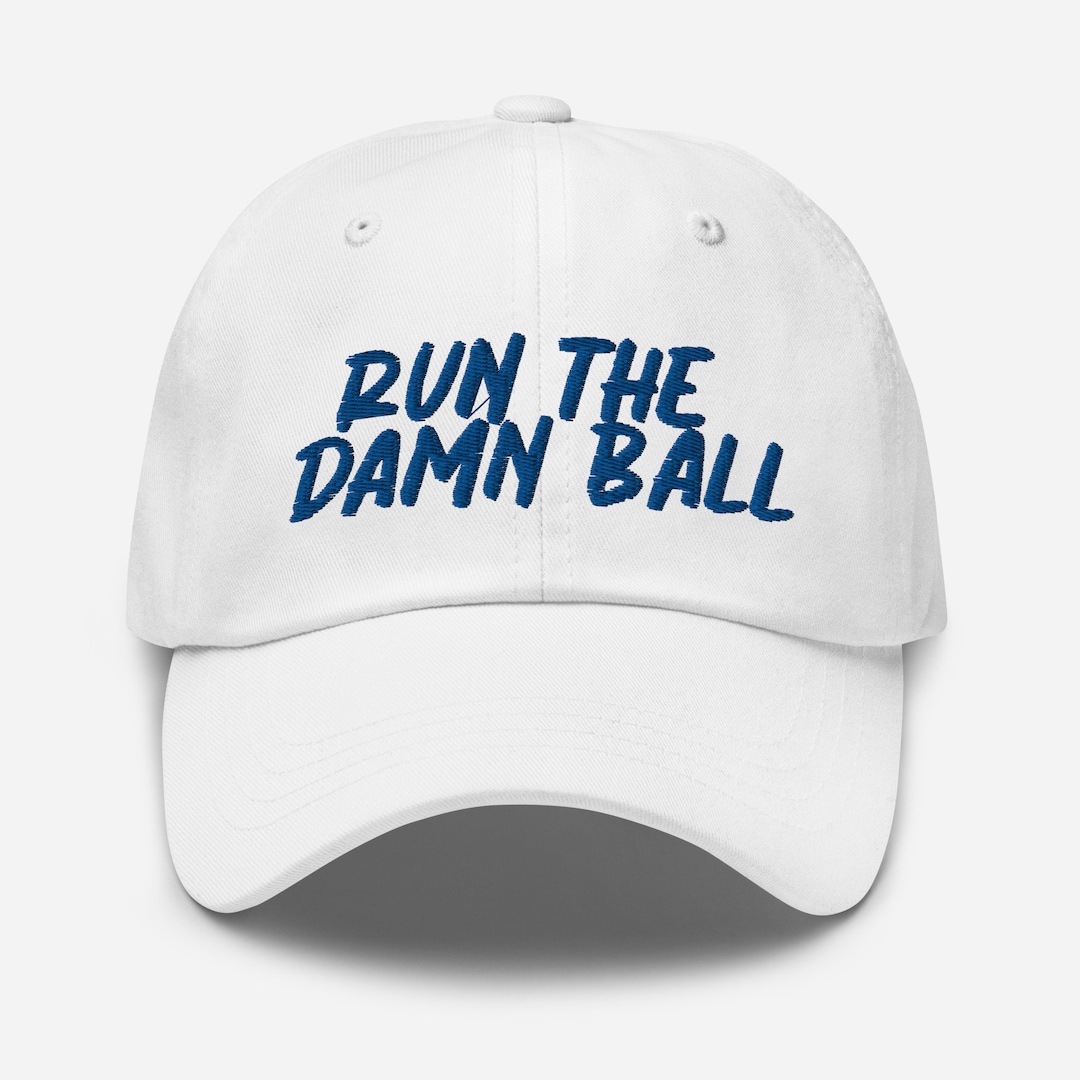 Run the Damn Ball Dad Hat - Etsy