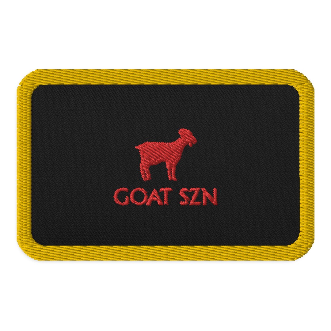 Goat Szn Iron on Embroidered Patches - Etsy
